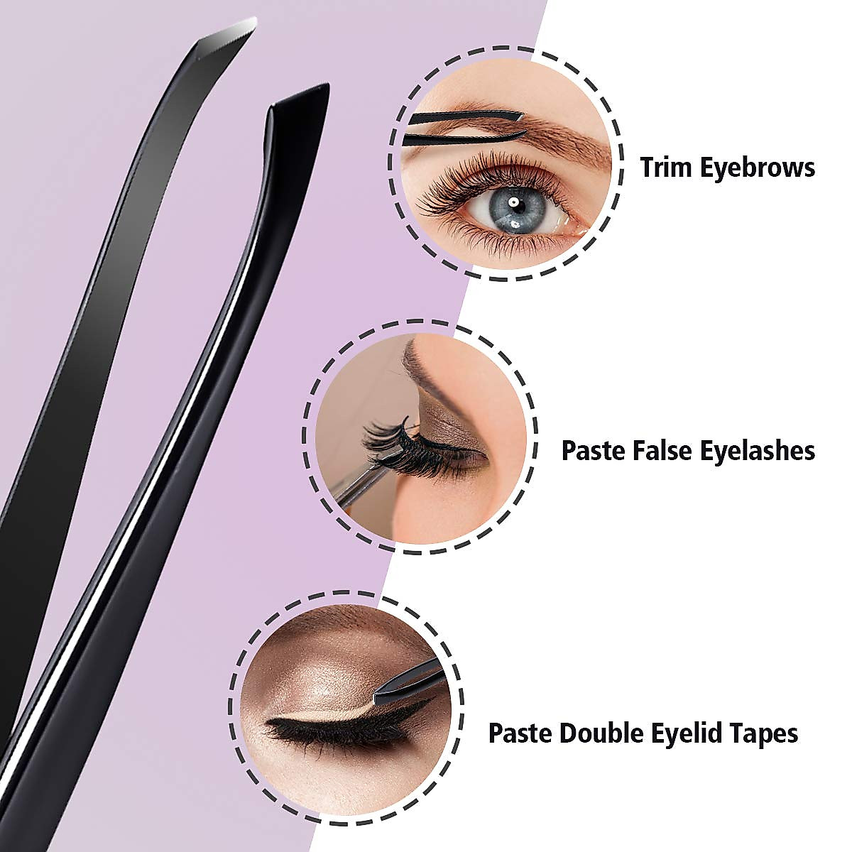 6 in 1 Eyebrow Kit,Multipurpose Exfoliating Dermaplaning Tool Face Razors for Women, Including Facial Trimmer Shaver,Eyebrow Brush