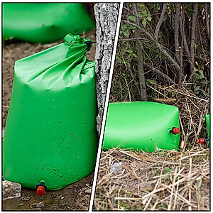 Happyyami Trees Drip Irrigation Bag Flower Watering Bag Planting Water Bag Tree Garden Watering Bag Trees Tree Drip Watering Bag Water Bag for Irrigation Dripping Water Watering can PVC