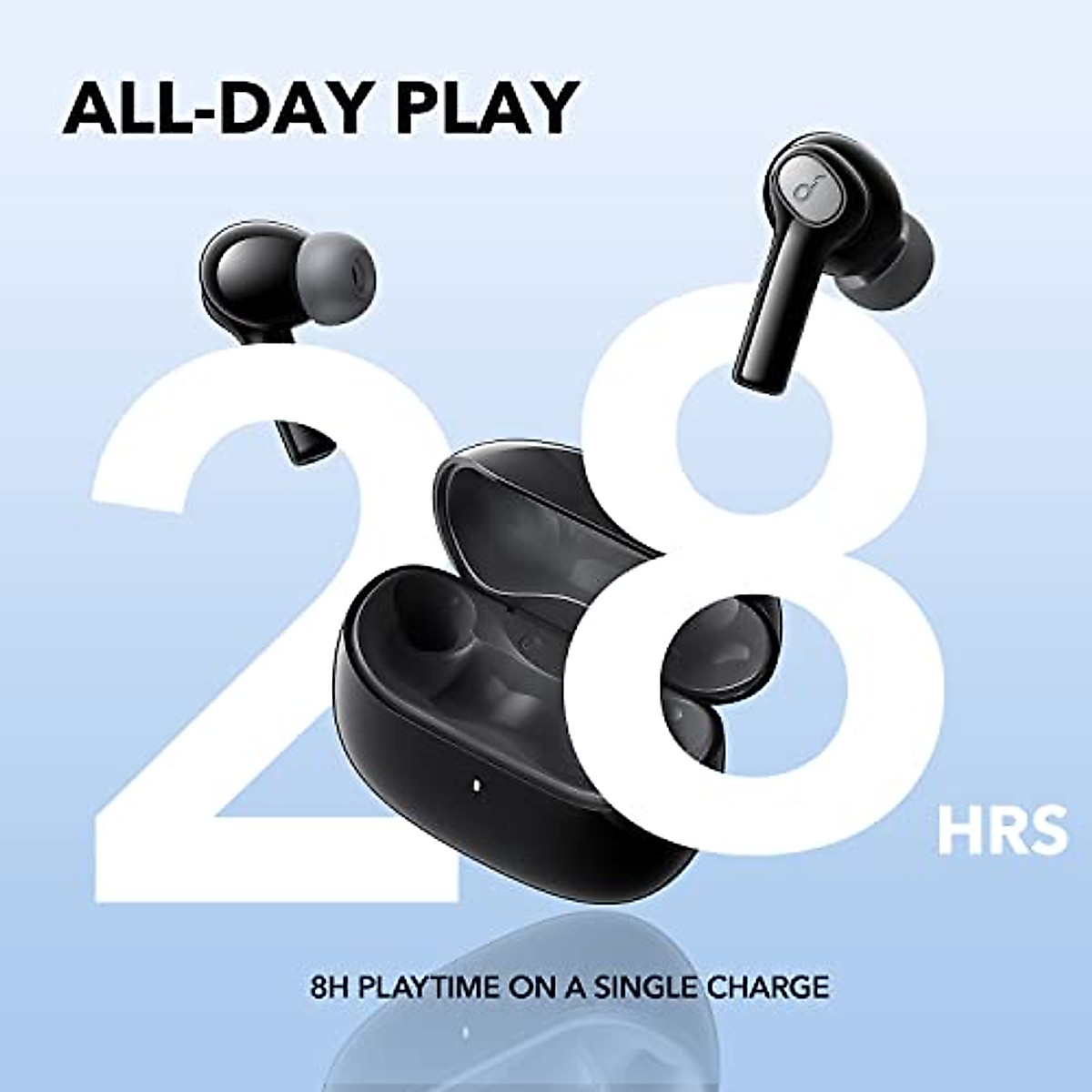 Soundcore by Anker Life P2i True Wireless Earbuds, AI-Enhanced Calls, 10mm Drivers, 2 EQ Modes, 28H Playtime with Fast Charging, Bluetooth 5.2, Easy-Pairing, Lightweight and Secure Fit (Renewed)