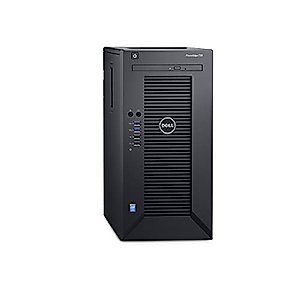 2017 Newest Dell PowerEdge T30 Tower Server System| Intel Xeon E3-1225 v5 3.3GHz Quad Core| 8GB RAM | 1TB HDD| DVD RW | No Operating System | Black