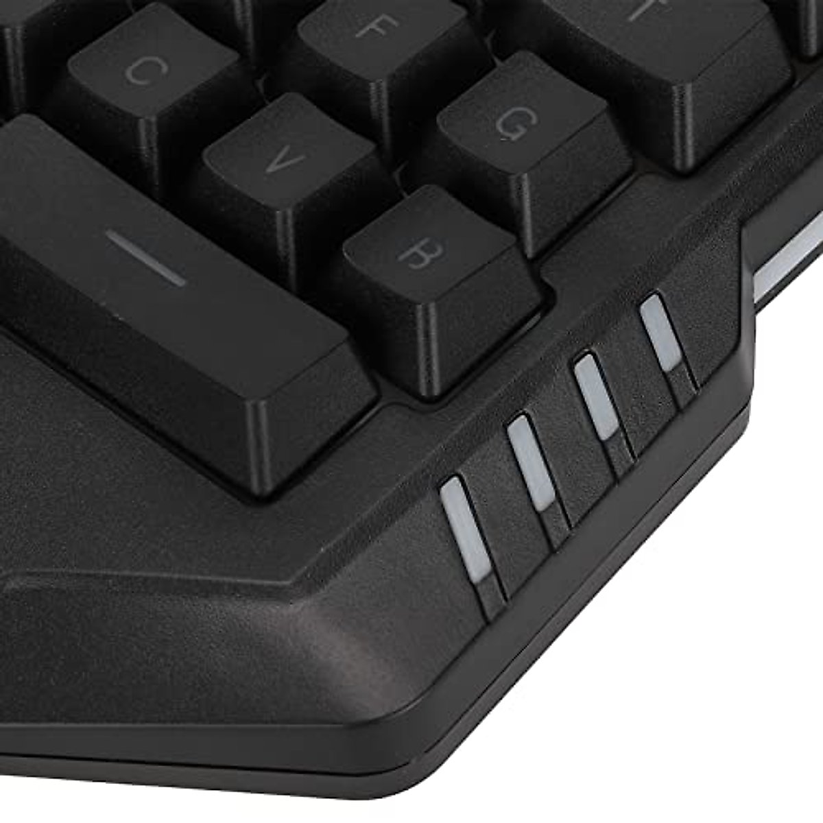 Lazmin112 One Handed Gaming Keyboard, 35 Keys LED Backlit Ergonomic Single Hand Keyboard, Support for Win 2000,XP,ME,Vista,Win 7,8, for Android, for Linux, for OS X