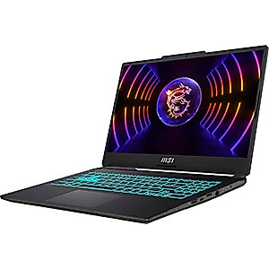 MSI Cyborg 15.6" 144hz Gaming Laptop | Intel i7-12650H Processor | 16GB RAM DDR5| 512GB SSD | NVIDIA GeForce RTX 4060 | Backlit Keyboard | Windows 11 Home | Black | Bundle with USB 3.0 Hub