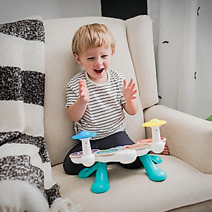 Baby Einstein Together in Tune Drums​ Safe Wireless Wooden Musical Toddler Toy, Magic Touch Collection, Age 12 Months+