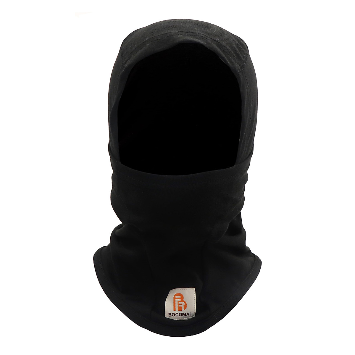 BOCOMAL FR Balaclava Flame Resistant Face Mask Hood Arc Rated 10oz Modacrylic Blend Black One Size