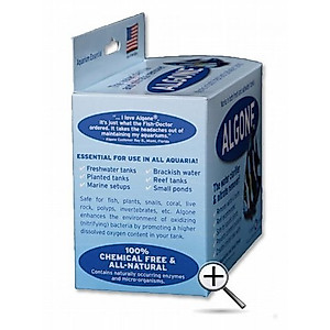 Algone Aquarium Water Clarifier and Nitrate Remover, 18 Filter Pouches (3 Packages with 6 per Package)