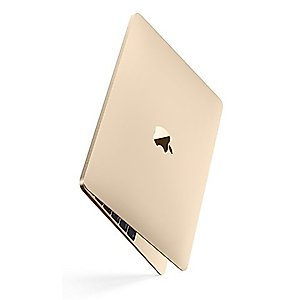 2017- Apple MacBook Laptop with Intel Core m3, 1.2GHz ( MNYK2LL/A 12in Retina Display, Dual Core Processor, 8GB RAM, 256GB , Intel HD Graphics, Mac OS)- Gold (Renewed)