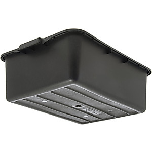 Carlisle FoodService Products N4401103 Comfort Curve™ Ergonomic Wash Basin Tote Box, 7" Deep, Black (Pack of 12)