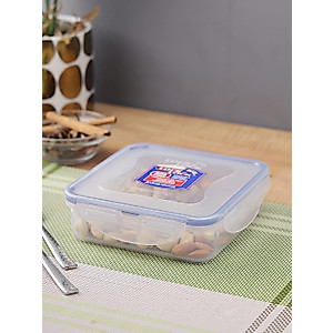 LOCK & LOCK 20-Fluid Ounce Square Food Container, Short, 2-1/2-Cup