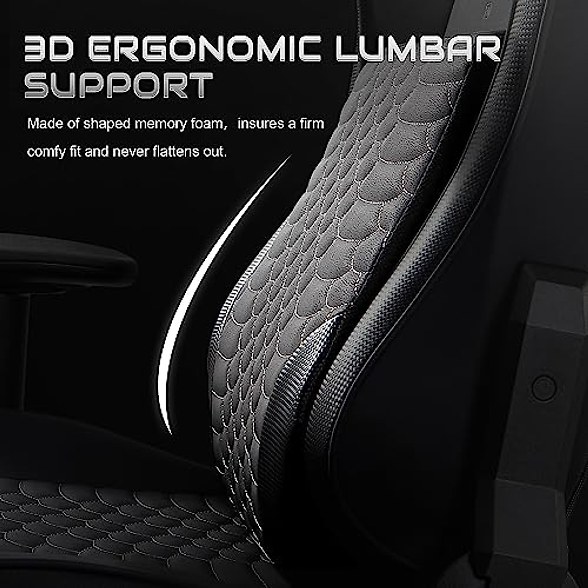 IWMH Office Chair for Adults, Ergonomic Computer Chair with Lumbar Support, High Back Executive Swivel Rolling Desk Chair, Height Adjustable (Black 1)