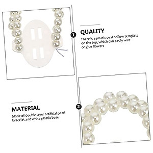 Didiseaon 10pcs Bridal Wrist Pearls Stretchy Bracelets Wedding Stuff Prom Wrist Corsage Wedding Corsages Bracelet Corsage Wristlet Wedding Wrist Corsages Wrist Corsage Bracelet Wrist Cuffs