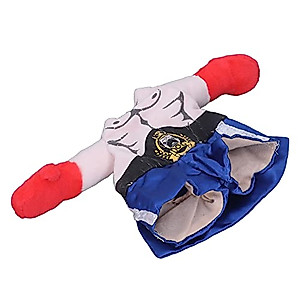 Zerodis Dog Clothes Dog Costume Halloween Costumes, Funny Clothing Cat Dog Boxing Suit Dog Cosplay Costume