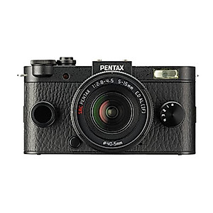Pentax PENTAX Q-S1 02 Zoom Kit (Black) 12.4MP Mirrorless Digital Camera with 3-Inch LCD (Black)
