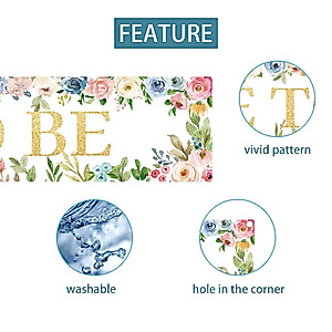 Joyiou Bride To Be Backdrop Banner Decorations, Large Rustic Bachelorette Engagement Party Lawn Sign Porch Sign, Bridal Shower Photo Booth Props for Indoor Outdoor (9.8x1.6ft)