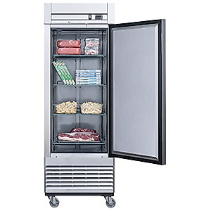 Elite Kitchen Supply 17.7 cu. ft. Auto-Defrost Commercial Upright Reach-in Freezer