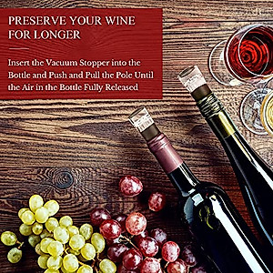 Joyfort Electric Wine Opener Set, Wine Bottle Opener with Charging Base, Automatic Corkscrew with Aerator, Pourer and Foil Cutter,for Wine Lover Gift