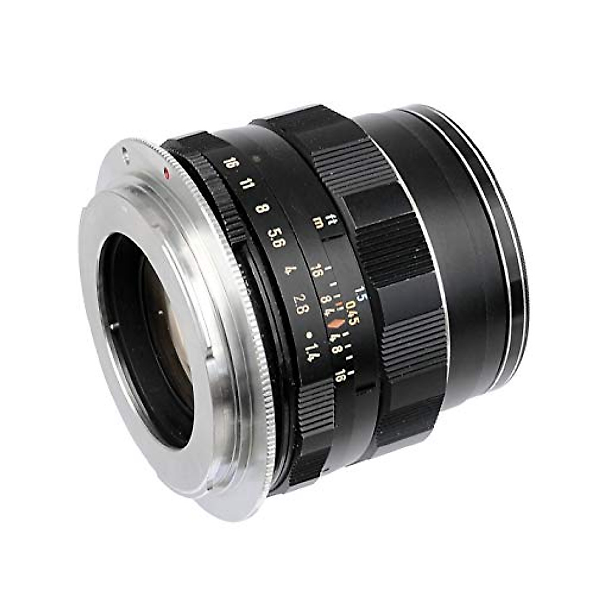 Fotasy Copper M42 Lens to Cannon EF Adapter, 42mm Screw Mount Lens to EFs, Infinity Focus, Compatible with Canon DSLR 6D 5D Mark IV III II 1Ds 1D 7D II 90D 80D 77D 70D 60D 50D 1300D 1200D 1100D 760D
