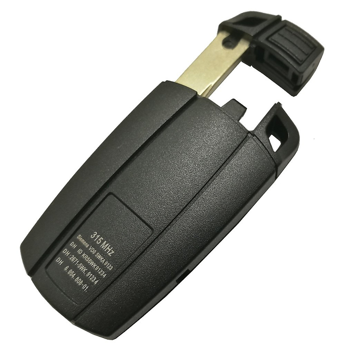 Key Fob Case Shell Fit for BMW 3 5 Series BMW X5 BMW X6 BMW Z4 3 Buttons Replacement Keyless Entry Remote Car Key Fob Cover with Uncut Blade Blank and Screwdriver (1)