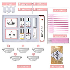 ICONSIGN 2025 Upgraded Lash Lift Kit, Professional Semi-Permanent Curling Eyelash Perm Kit Suitable for Salon & Home Use