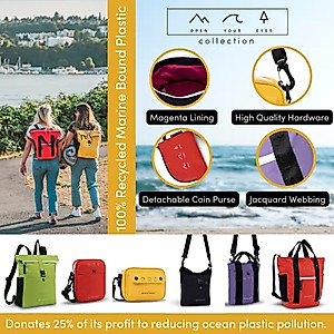 Sherpani Osaka, Small Crossbody Bag with Coin Purse, Small Shoulder Bag, Cross Body Bag, Christmas Gifts, Purses for Women (Iris)