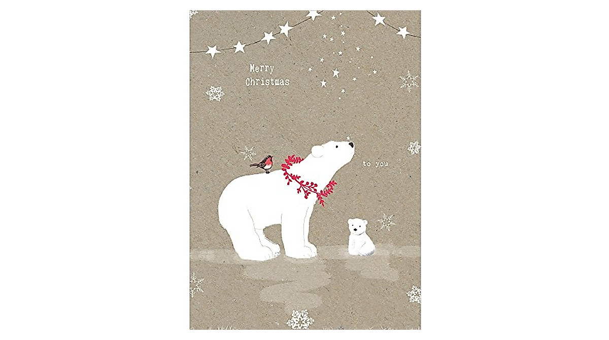 Tree-Free Polar Bear Holiday Cards - Eco-Friendly Set