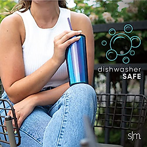 Simple Modern Plastic Reusable Straws | BPA Free and Waste Reducing Plastic Straw for Tumblers and Travel Mugs | Trek Collection | 12 Pack | Assortment 2