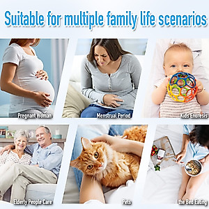 HYLEORY Queen Size Waterproof Mattress Pad Protector, Breathable Quilted Mattress Cover Noiseless Waterproof Fitted Sheet Mattress Topper Upto 21" Deep Pocket, Black