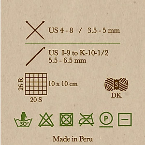 100% Baby Alpaca Yarn Wool 100g Hank DK Weight Hand Dyed Made in Peru - Heavenly Soft and Perfect for Knitting and Crocheting (Blushing Twilight, DK Hand Dyed - 100g Hank)