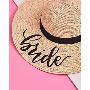 xo, Fetti Bachelorette Party Decorations Tan Bride Sun Hat | Neutrals Bridal Shower Gift, Bridesmaid Favors, Bride to Be