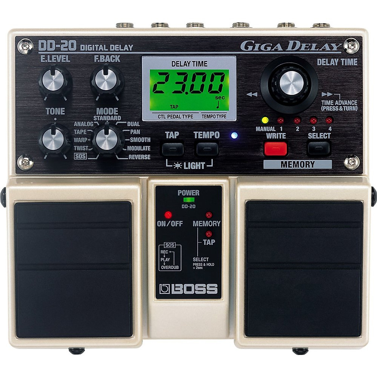 Boss DD-20 Giga Delay Guitar Pedal