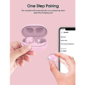 taopod Bluetooth Headphones, Wireless Earbuds with Charging Case, Hi-Fi Stereo Sound, IPX7 Waterproof, CVC8.0 Wireless Headphones with Mic, Comfort Fit, 36H Playtime for Sports Home Office