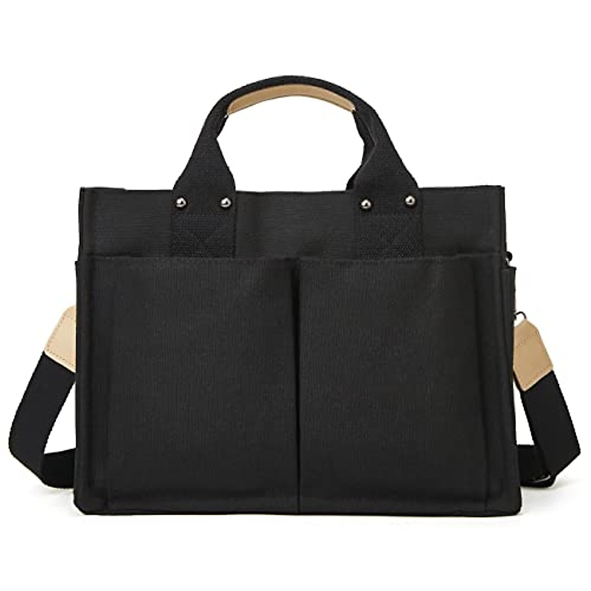 Canvas Tote Bags for Women Large Shoulder Hobo Bags Handbags Purse Big Satchel Purses Multi-pockets Casual Work Bags 2023