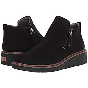 Dr. Scholl's Shoes Women's Lanyn Ankle Boot, Black Microfiber, 8 US