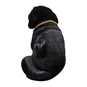 PETSOLA Cute Bobble Head Dog Nodding Dog Rocking Head Toy Figurine Model Shaking Head Dog Puppy Ornaments for Auto Dashboard Cake Vehicle Decor, 16cmx8cmx10cm