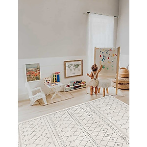 The Shwally PlayMat - Soft Baby Play Mat - Reversible Foam Floor Mat - Waterproof, Wipe-Clean, Durable, Non-Toxic and Hypoallergenic - Large (6.5' X 4.5') (Enya)
