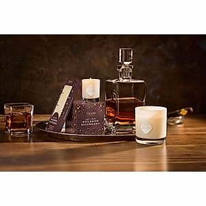 Trapp No. 97 - Bourbon Mahogany - 2.1 oz. Poured Votive Candle - Aromatic Home Fragrance with Seasonal Scent of Charred White Oak, Spanish Saffron, & Black Mahogany Notes - Soy Wax Blend