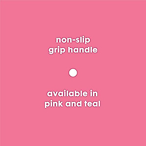 joy Razors for Women, 1 Handle, 8 Razor Blade Refills, Pink, Lubrastrip to Help Avoid Skin Irritation