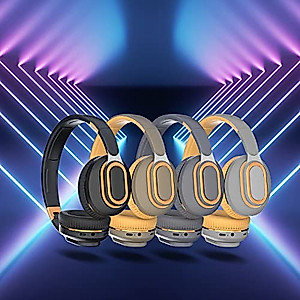 Bluetooth Headphone Foldable Wireless HiFi Stereo Earphone Noise Cancelling Headset Bass Type-c Gaming Sports Headset (Black)