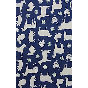 Fat Quarter Quilting Cotton Fabric Bundle Set of 6 Animals