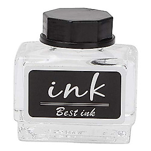 Vikye Quill Pen, English Calligraphy Retro Feather Quill Dip Pen Fountain Pen Sign Pen Set Stationery Gift (White)