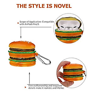 Earbuds Case Earpieces Protector Burger Box Compatile for Pro/ 3