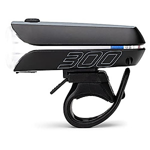 Schwinn LED Bike Light Headlight and Tailight, USB Rechargeable, 300 Lumen Light Set, Black