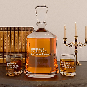 Retirement Gifts for Men - Personalized Decanter - Custom Engraved 2024 Retirement Gifts for Him, Dad, Husband, Boss, Coworker - Best Mens Retirement Gift Ideas - Unique Gifts for Retirement