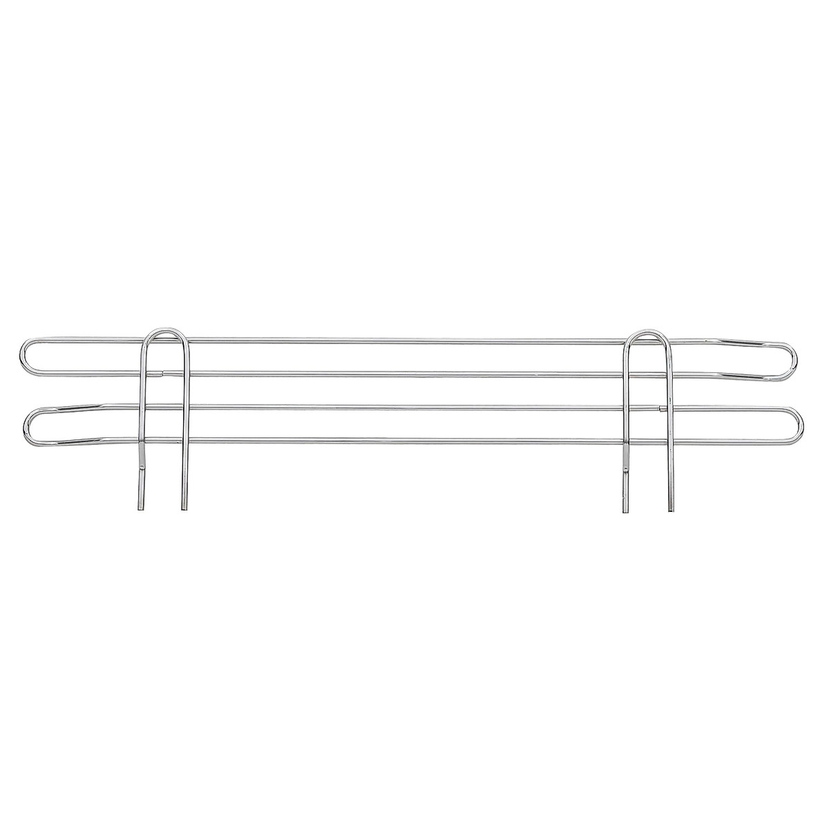 Metro L24N-4C Super Erecta 4" High Stackable Ledge for Wire Shelving, Chrome, 24"