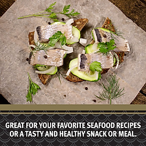 Brunswick Boneless Kipper Style Herring Fillets, 3.53 oz Can (Pack of 12) - 18g Protein per Serving - Gluten Free, Keto Friendly - Great for Pasta & Seafood Recipes