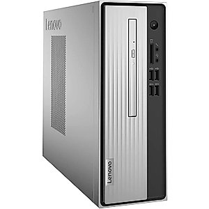 Lenovo IdeaCentre 3 07ADA SFF Desktop, AMD Athlon Silver 3050U 2.3GHz, 4GB Memory, 1TB HDD, DVD-RW, WiFi + BT, Windows 10 Home, Silver