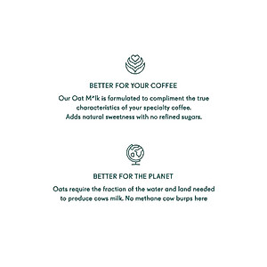 Minor Figures - Oat Milk, Unsweetened Barista Oat Milk, 32 Oz | Non Dairy Milk | Coffee Creamer | Plant Based | Vegan | Shelf Stable, 6 pack