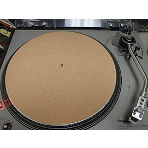 Cork Audiophile Platter Mat 12" Universal fit for any Turntable DJ by Vinyl Records Matter