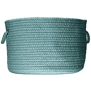 Colonial Mills WL27 18 by 18 by 12-Inch Bristol Storage Basket, Teal