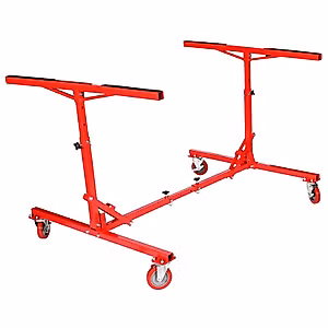 JEGS 81243 Truck Bed Dolly 600 lb. Capacity 51 in. x 44 in. x 12 in. Folded Dime