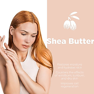 Cosmétiques Créatifs Moisturizing Hand Cream for Dry, Cracked Hands, Nails and Cuticles - 8.5 fl. oz. - Anti-Aging Skin Moisturizer with Vitamin E, Shea Butter, and Ceramides